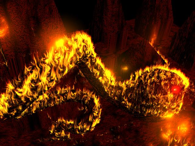 Ultra Flame Snake --- 3D Art Animaiton by Elvis Ngeow Yun Sin at ...