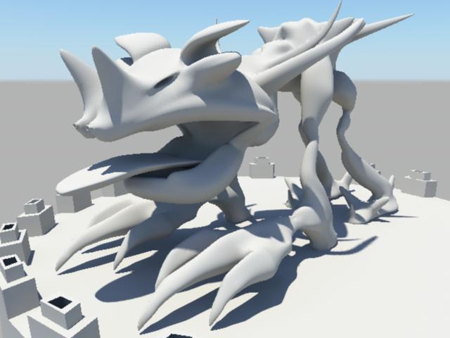 Models --- Risourous Monster --- 3D Animation Art by Elvis Ngeow Yun ...