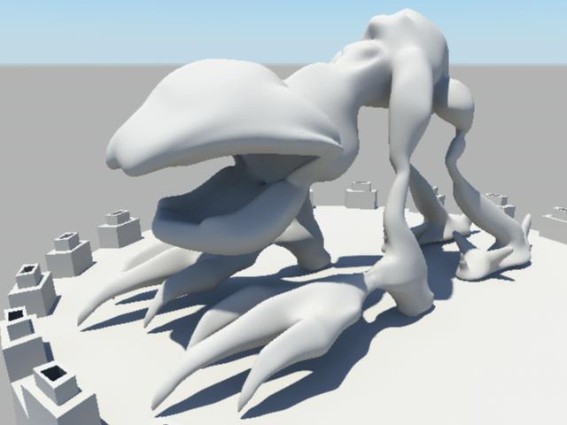 Models --- Risourous Monster --- 3D Animation Art by Elvis Ngeow Yun ...