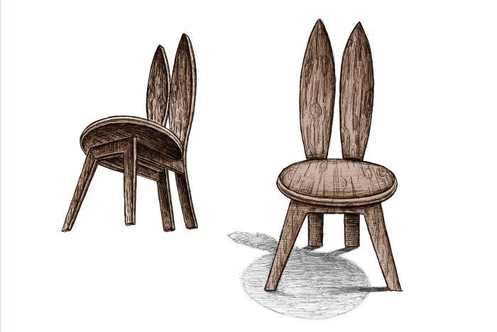 Rabbit Chair by Andrew Templeman at Coroflot.com