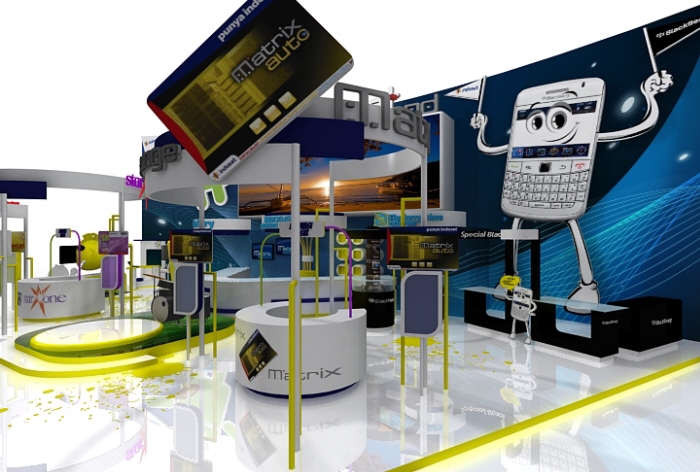 Indosat Second Booth ICS 2010 by erlangga anugrah at Coroflot.com