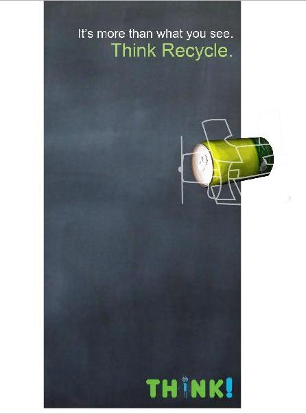 THINK Recycling Campaign by Farah Hany at Coroflot.com
