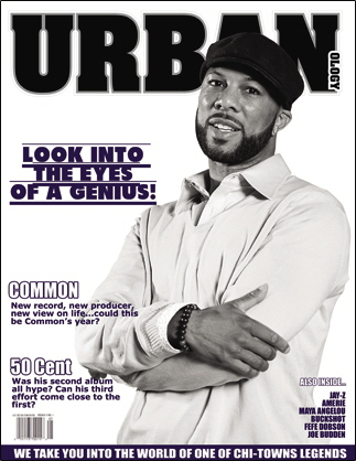 Urbanology Magazine cover art by Dwayne OBrien at Coroflot.com