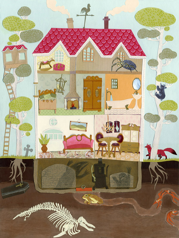 sample illustrations by Jessica Rae Gordon at Coroflot.com