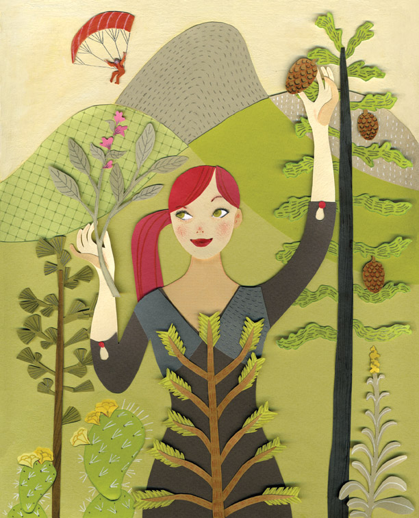 sample illustrations by Jessica Rae Gordon at Coroflot.com