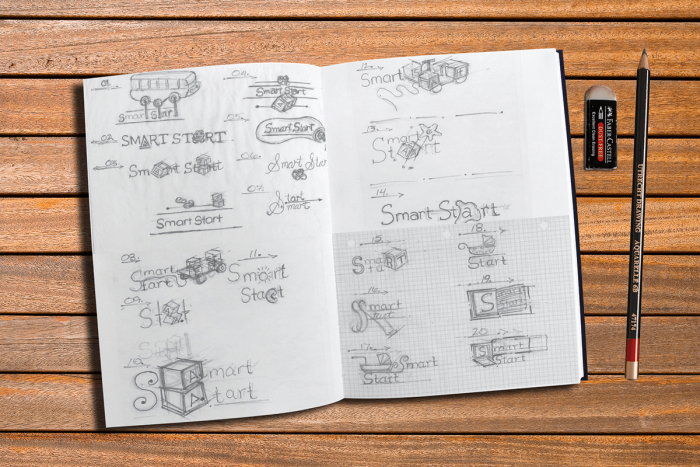 The Smart Start Logo Development by Deatra Jackson at Coroflot.com