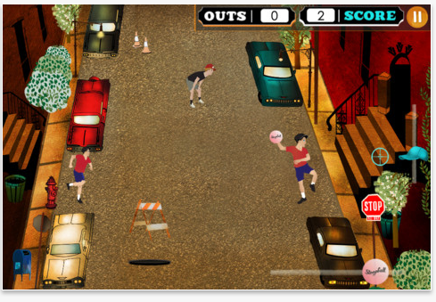 Stoopball / APP Game for the iPhone by Ariana Abud at Coroflot.com