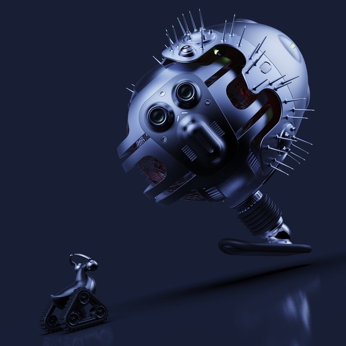 Big Head Bot - Reginald by Simon Williamson at Coroflot.com