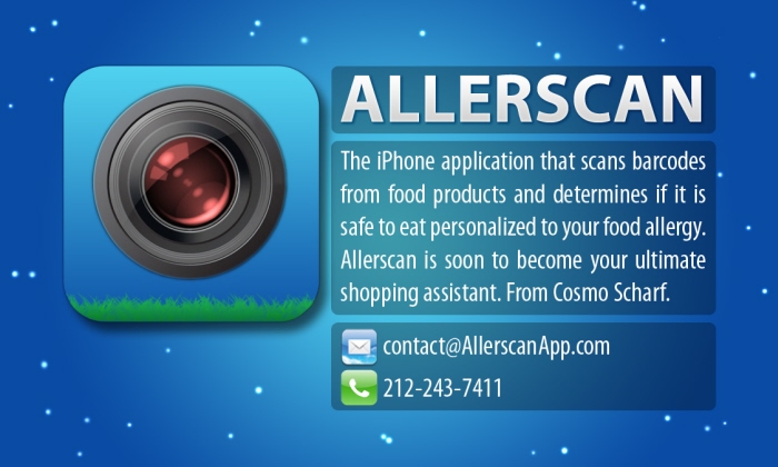 An upload by Cosmo Scharf on Coroflot: to the project Allerscan