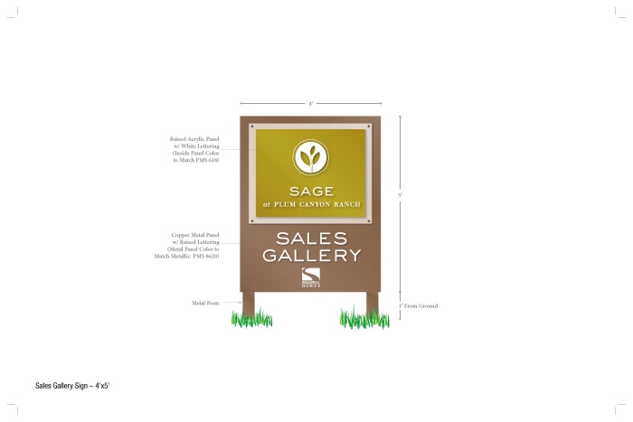 Model Home Signage by Leanne Tucker at Coroflot.com