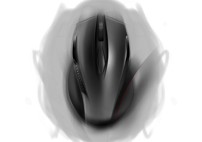 S Mouse. Mid range gaming mouse. by Zion Xie at Coroflot.com
