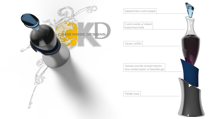 Wine Chiller and Carafe by Craig Kibbe at Coroflot.com