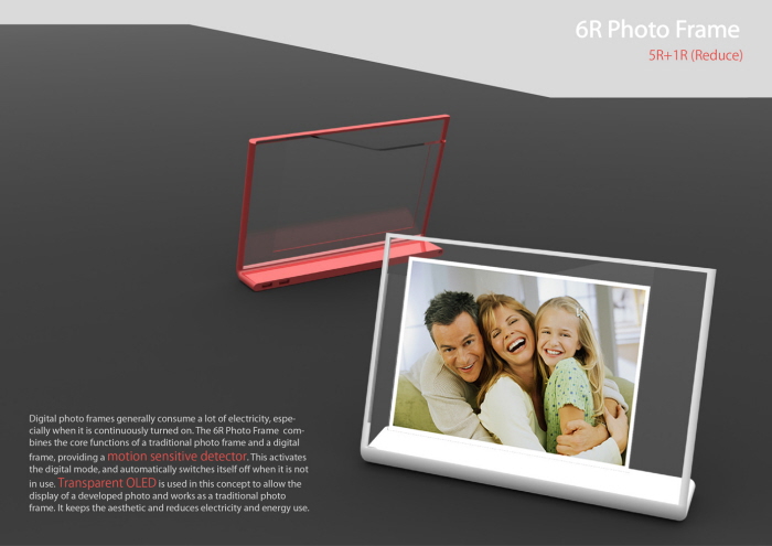 6R (5R+Reduce) Photo Frame by Michelle Poon at Coroflot.com