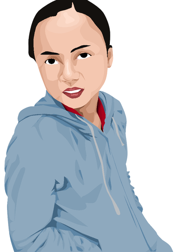 An upload by April Jimenez on Coroflot: to the project Digital Portraits