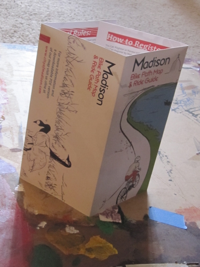 Madison Bike Map by Jordan Clark at Coroflot.com