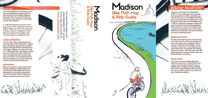 Madison Bike Map by Jordan Clark at Coroflot.com