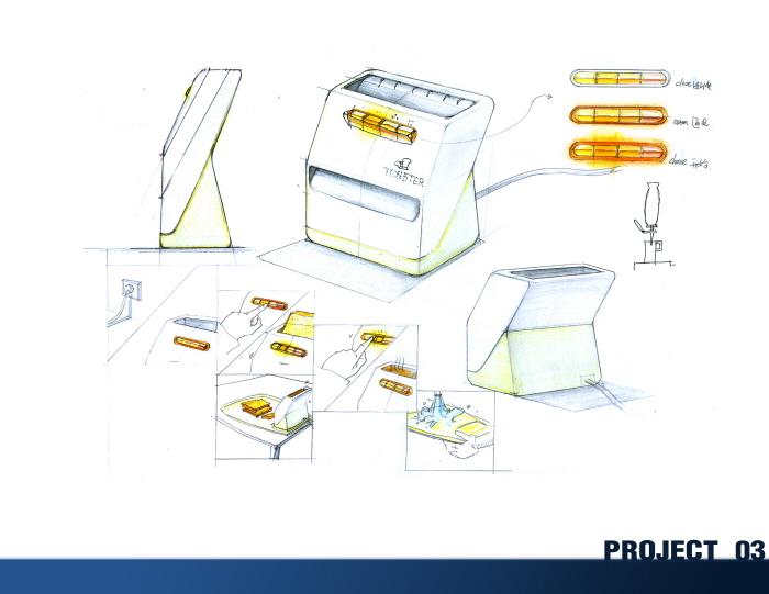Household Toaster Design Sketches by YU LIU at Coroflot.com