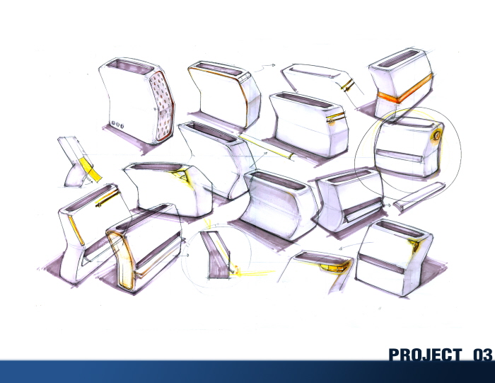 Household Toaster Design Sketches by YU LIU at Coroflot.com