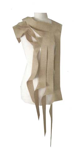 Origami inspired draping design by Te-Pei Candice Liou at Coroflot.com