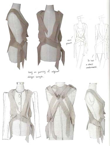 Origami inspired draping design by Te-Pei Candice Liou at Coroflot.com