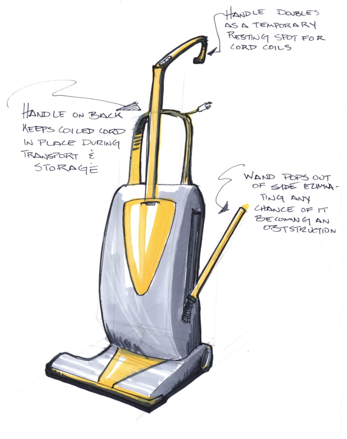Innovative Vacuum Concept Sketches by Chad Griffith at Coroflot.com