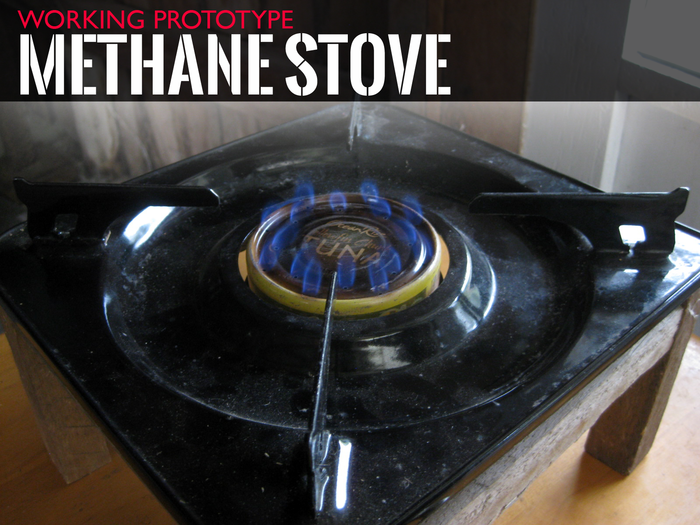 Methane stove prototype by Julian Martin at Coroflot.com