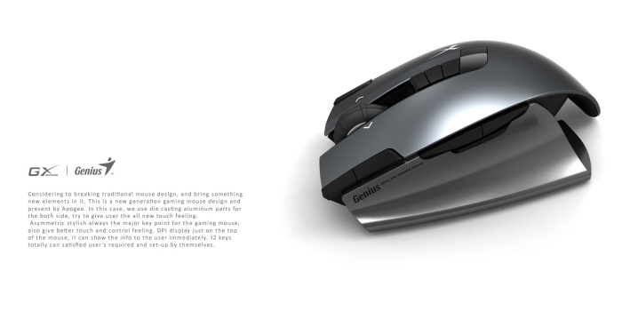 GX Gaming Mouse Design by Hank (Chien-Cheng) Chen at Coroflot.com