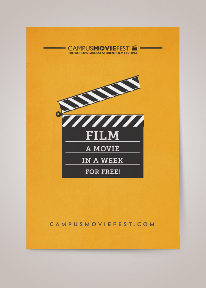 Campus MovieFest by Julie Braunstein at Coroflot.com