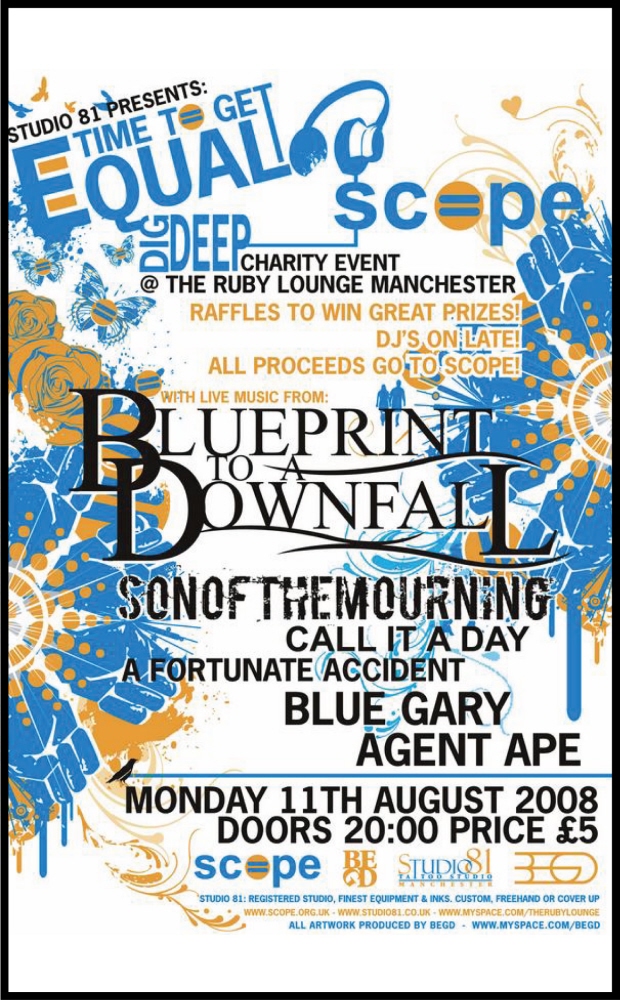Gig Flyers by Bradley Edwards at Coroflot.com