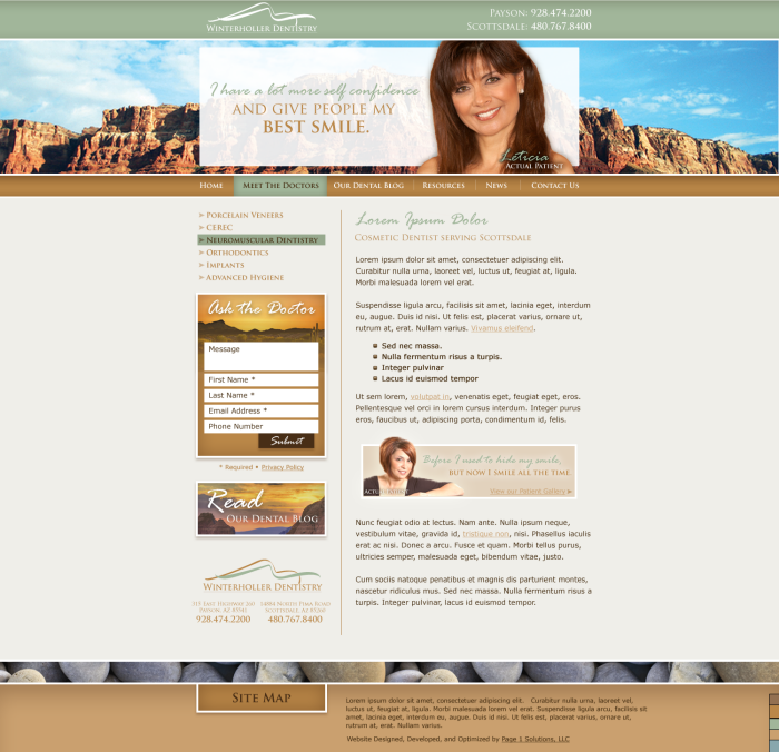 An upload by Melissa Trumbo on Coroflot: to the project Web Design and ...