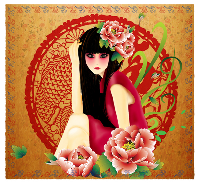 shanghai style aka chinese retro by Lisa Ong at Coroflot.com