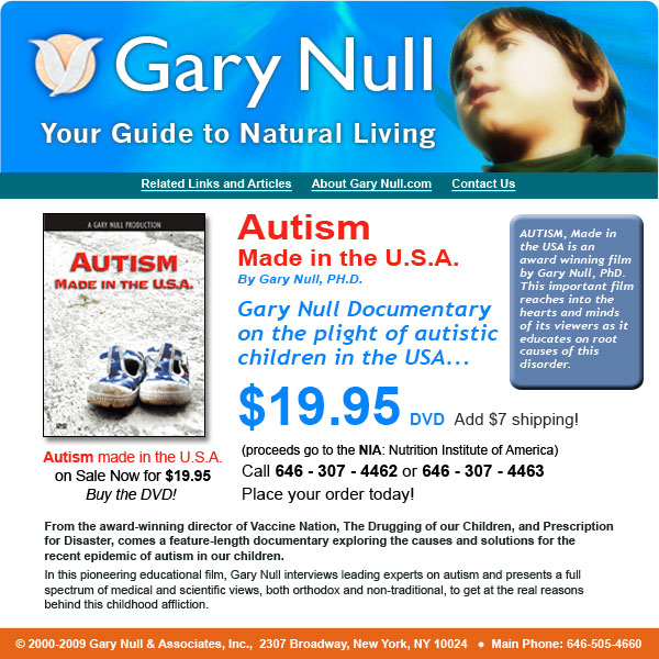 Gary Null E-blast campaign by Rosa Vargas at Coroflot.com
