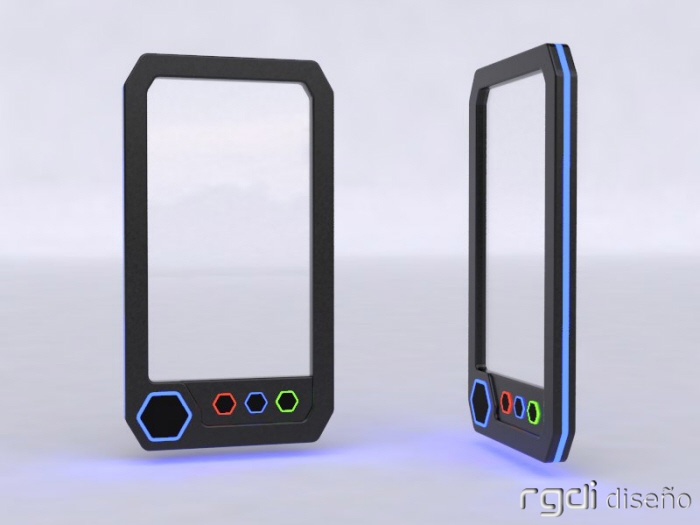 Cell Tron Phone Concept by Raul Galindo at Coroflot.com