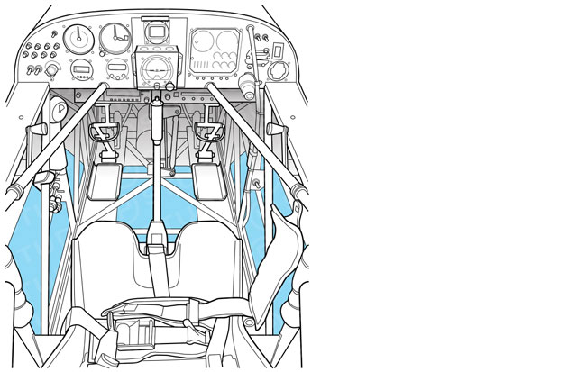 Cockpit Black Line Art by Paul Laguette at Coroflot.com