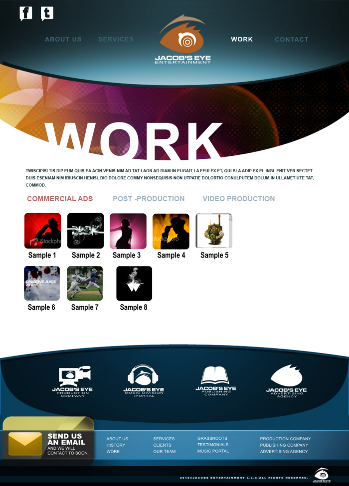 Jacob's Eye Logo Brand and Web Design- Concept 2012-2013 by Jay T Logan ...