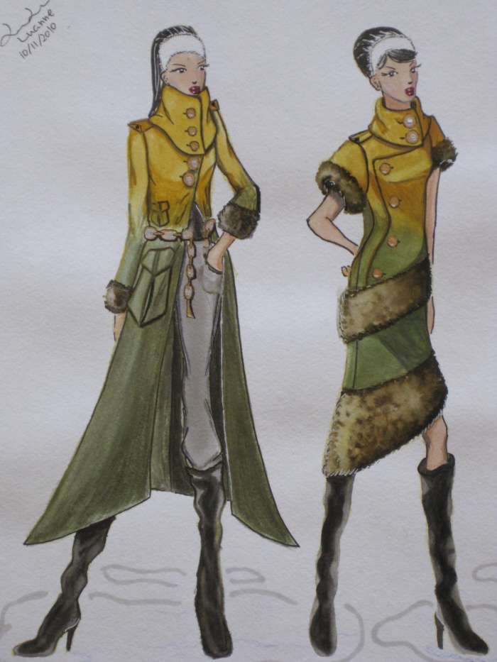 Fashion Illustration Presentation By Luanne Lu At