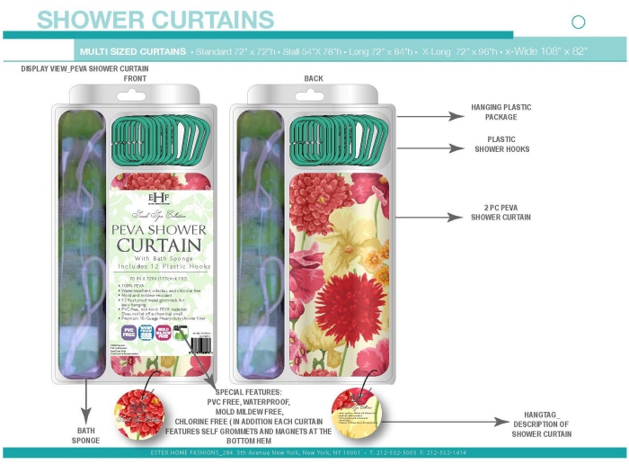 SHOWER CURTAIN PACKAGE DESIGN by DIANE DEPASQUE at Coroflot.com