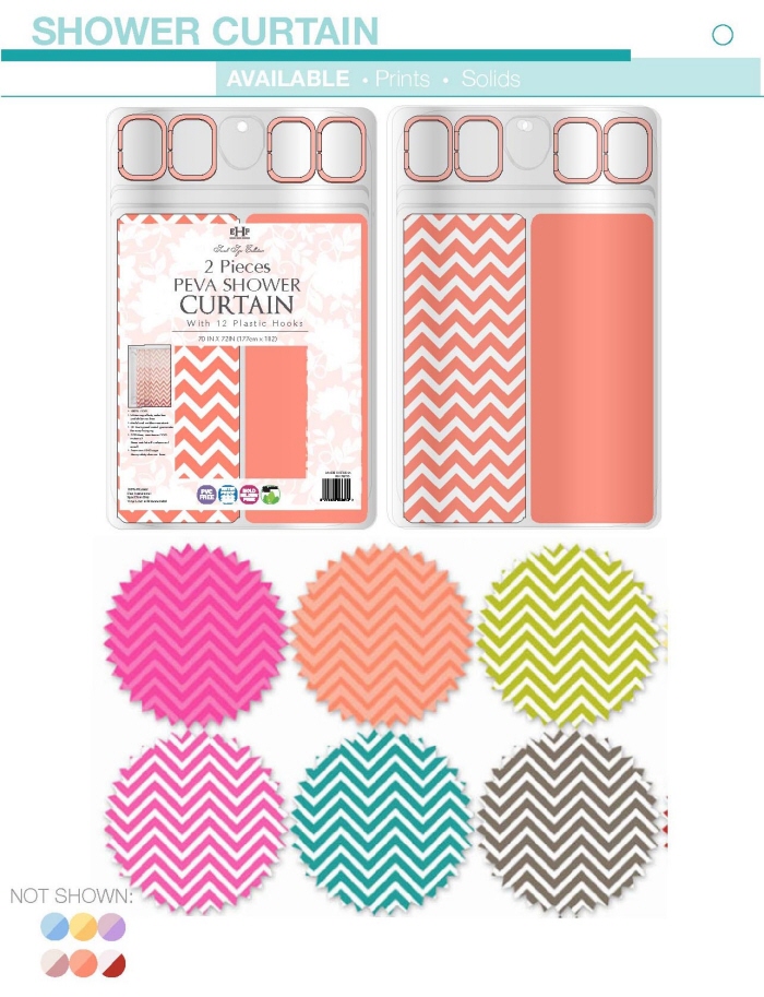 SHOWER CURTAIN PACKAGE DESIGN by DIANE DEPASQUE at Coroflot.com