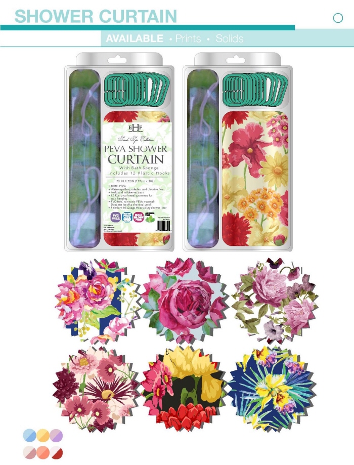 SHOWER CURTAIN PACKAGE DESIGN by DIANE DEPASQUE at Coroflot.com