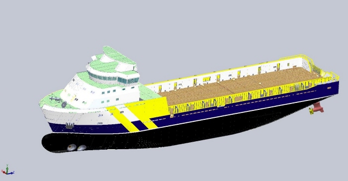 3D MODELING SHIP PSV by b. design gráfico at Coroflot.com