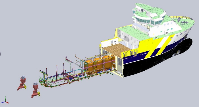 3D MODELING SHIP PSV by b. design gráfico at Coroflot.com