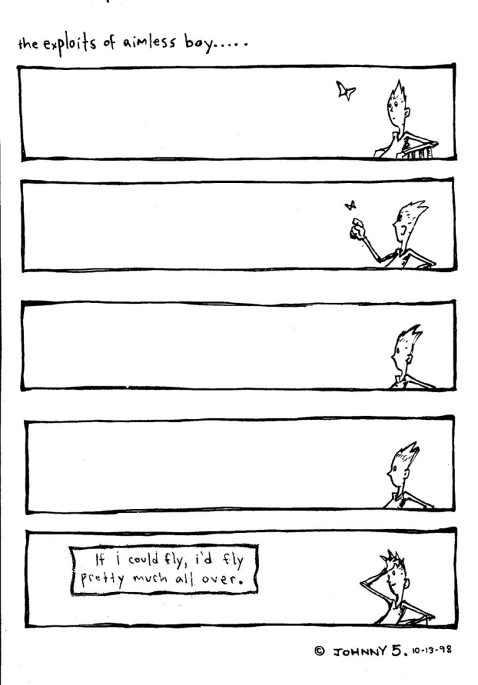 The Exploits of Aimless Boy Comic Strip by John Ashton Golden at ...