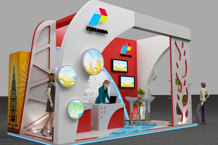 INDO CBM Booth Pertamina by Rafiq Ahmad at Coroflot.com