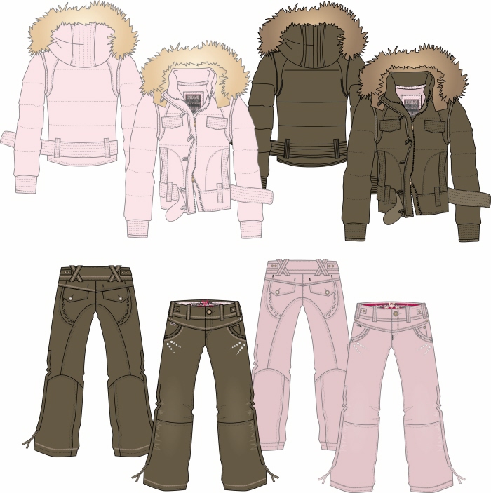 Girlswear Cad Designs by Rosalind Ellis at Coroflot.com