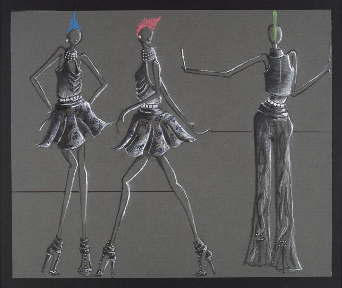 Fashion Illustrations by Andrea McInnes at Coroflot.com