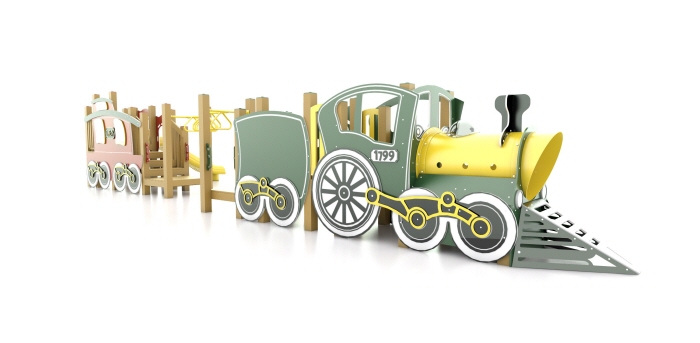 Recycled Steam Train Playground by Nathan Guice at Coroflot.com