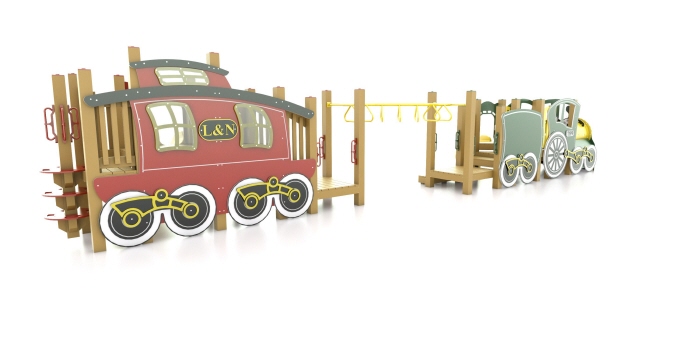 Recycled Steam Train Playground by Nathan Guice at Coroflot.com