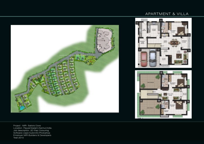2D FLOOR PLAN/ELEVATION RENDERING by GESTALT ARCHITECTURAL VISUALIZERS ...
