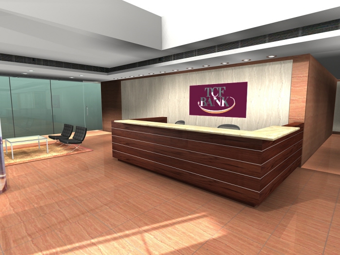 TCF corporate lobby by Kevin Perry at Coroflot.com