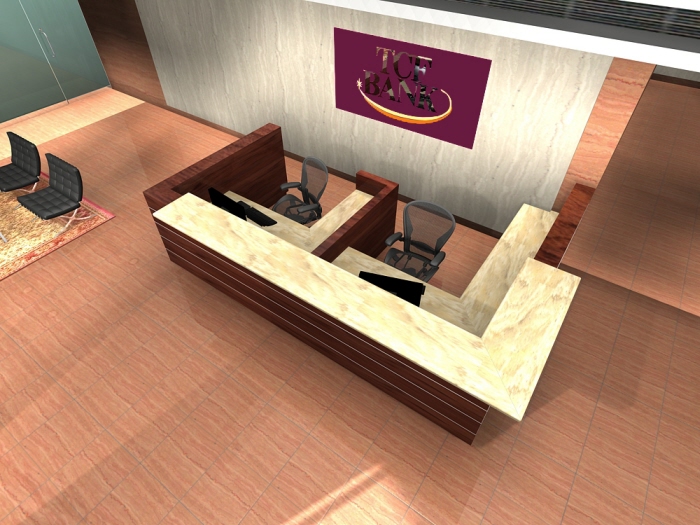 TCF corporate lobby by Kevin Perry at Coroflot.com